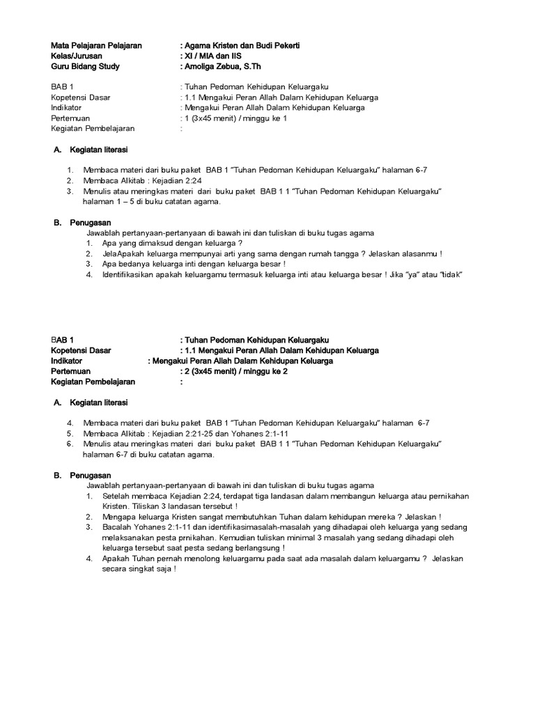 Infal Kelas XI | PDF | Pengembangan Diri