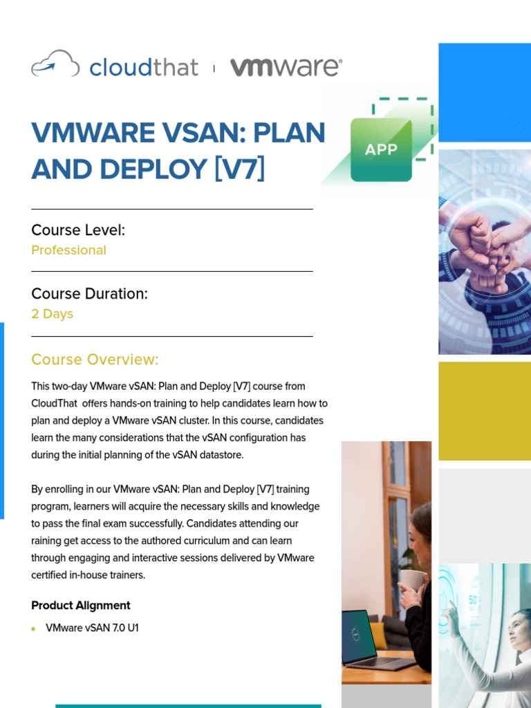 VMware vSAN Plan and Deploy V7 2 | PDF | Cloud Computing | Computer Cluster