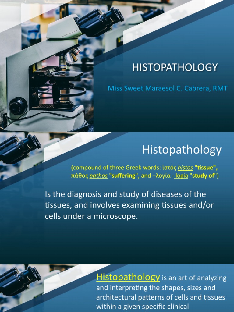 Introduction To Histopathology | PDF