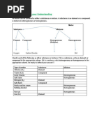 Classification of Matter ANSWER KEY | PDF