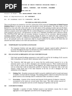 Method Statement Stone Cladding To The Walls | PDF | Wall | Stainless Steel