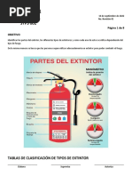 Programa Anual de Revision de Extintores | PDF | La seguridad | Equipo