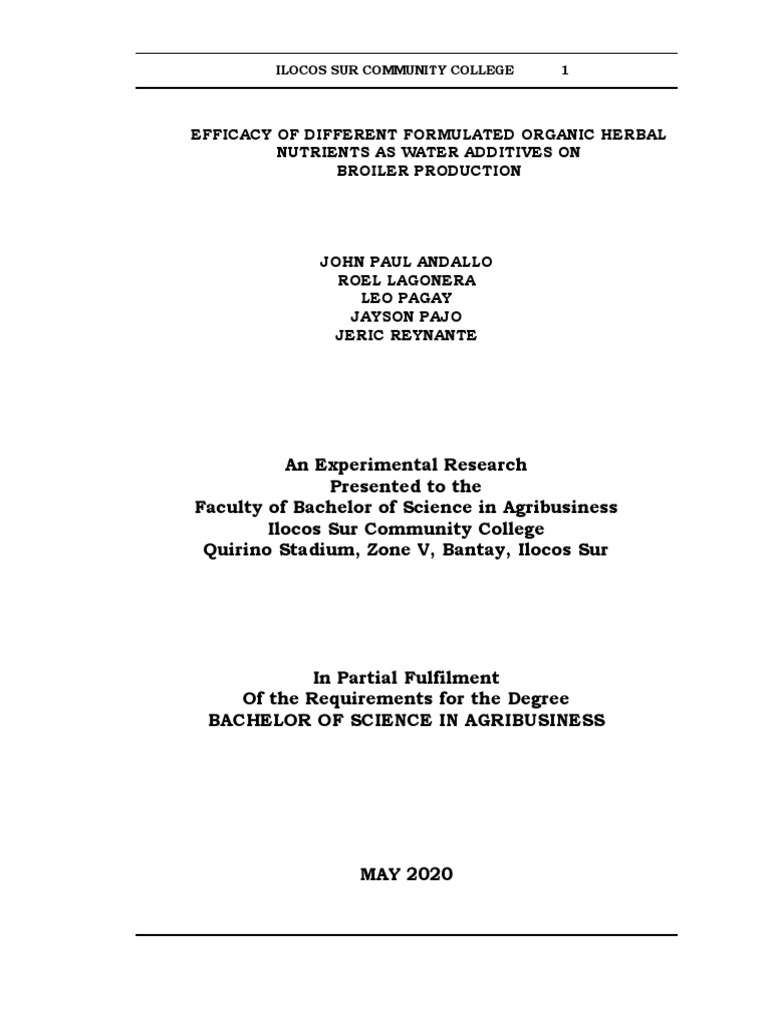 3RD Yr Proposal | Download Free PDF | Meat | Digestion