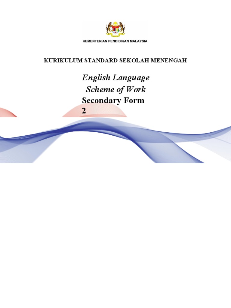 SOW Form 2 | PDF | Teachers | Curriculum