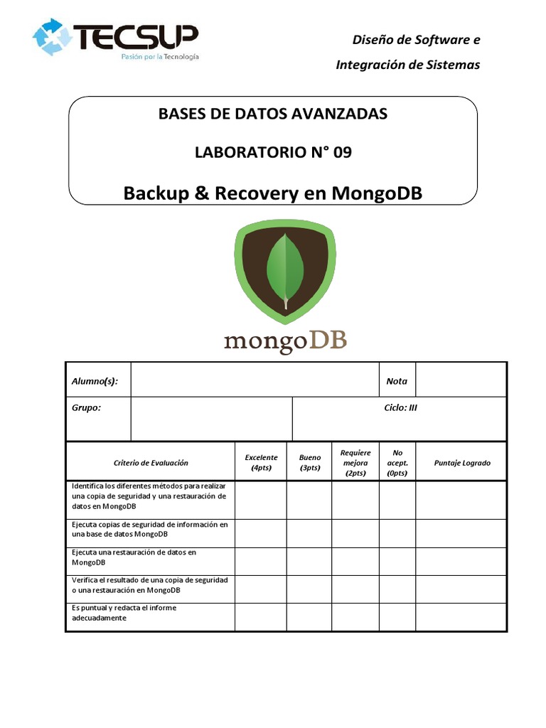 Lab09 BDAV | PDF | Apoyo | Mongo Db