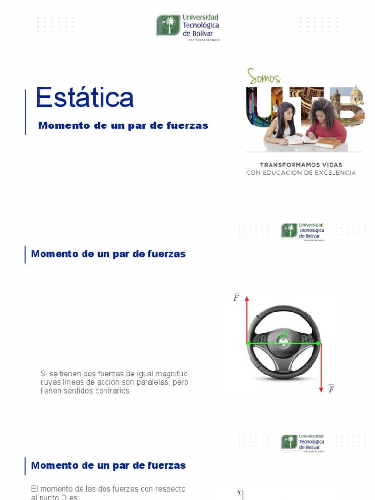 Momento de Un Par de Fuerzas | PDF | Fuerza | Vector Euclidiano