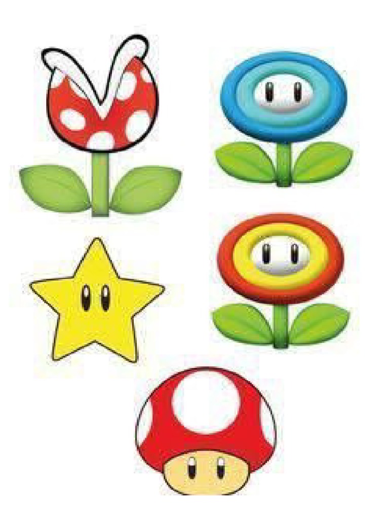 Molde Hongo Mario Bross | PDF