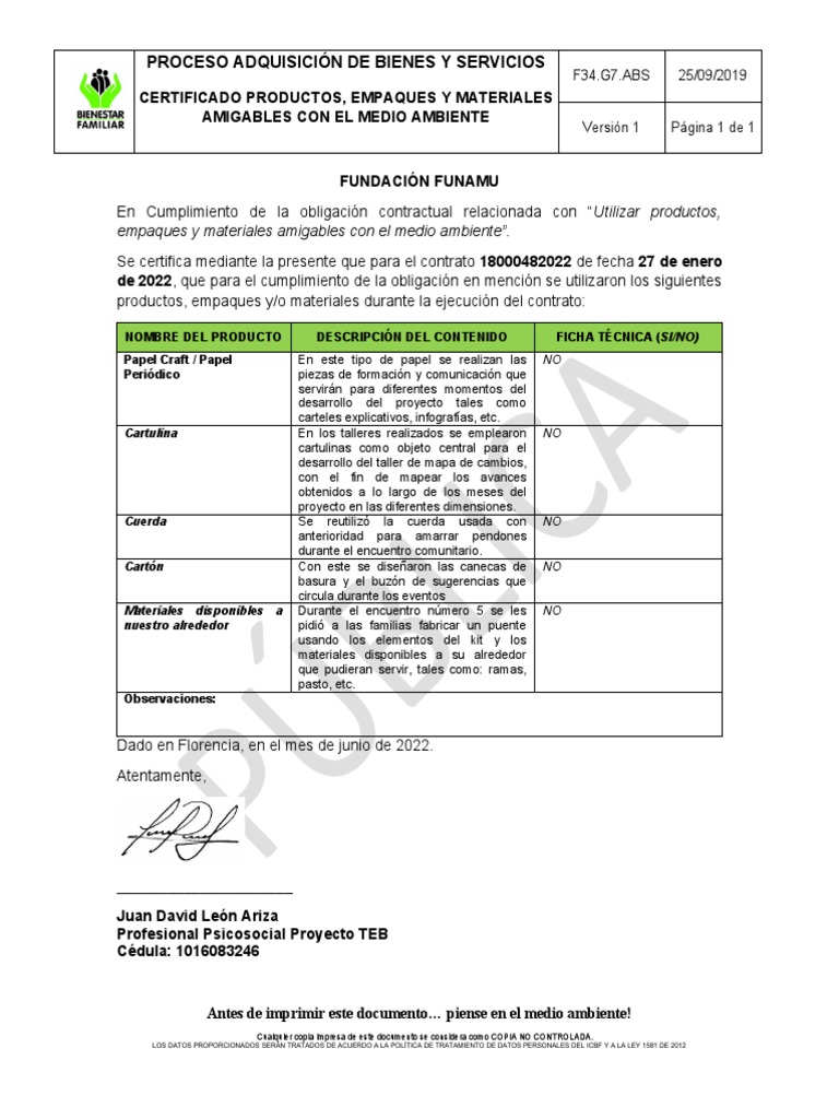 JUNIO F34.g7.abs - Formato - Certificacion - Certificacion - Productos - Empaques - y - Mate ...