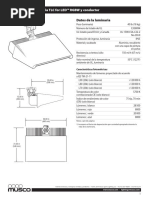 Ficha Tecnica Musco TLC-LED-550 5700K 75 CRI | PDF