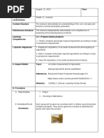 Hairdressing NC II CG | PDF | Lesson Plan | Learning