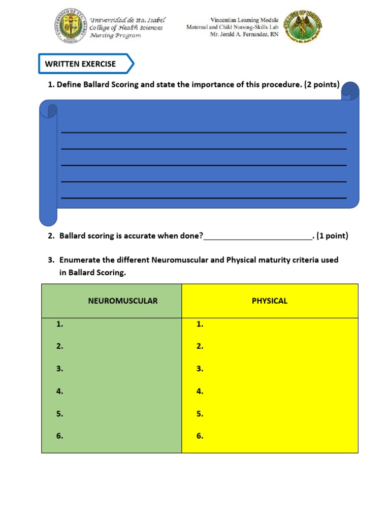 Ballard Scoring for Newborn Assessment | PDF | Anatomical Terms Of ...