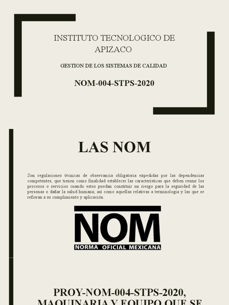 Nom 004 | PDF | Riesgo | Radiación electromagnética