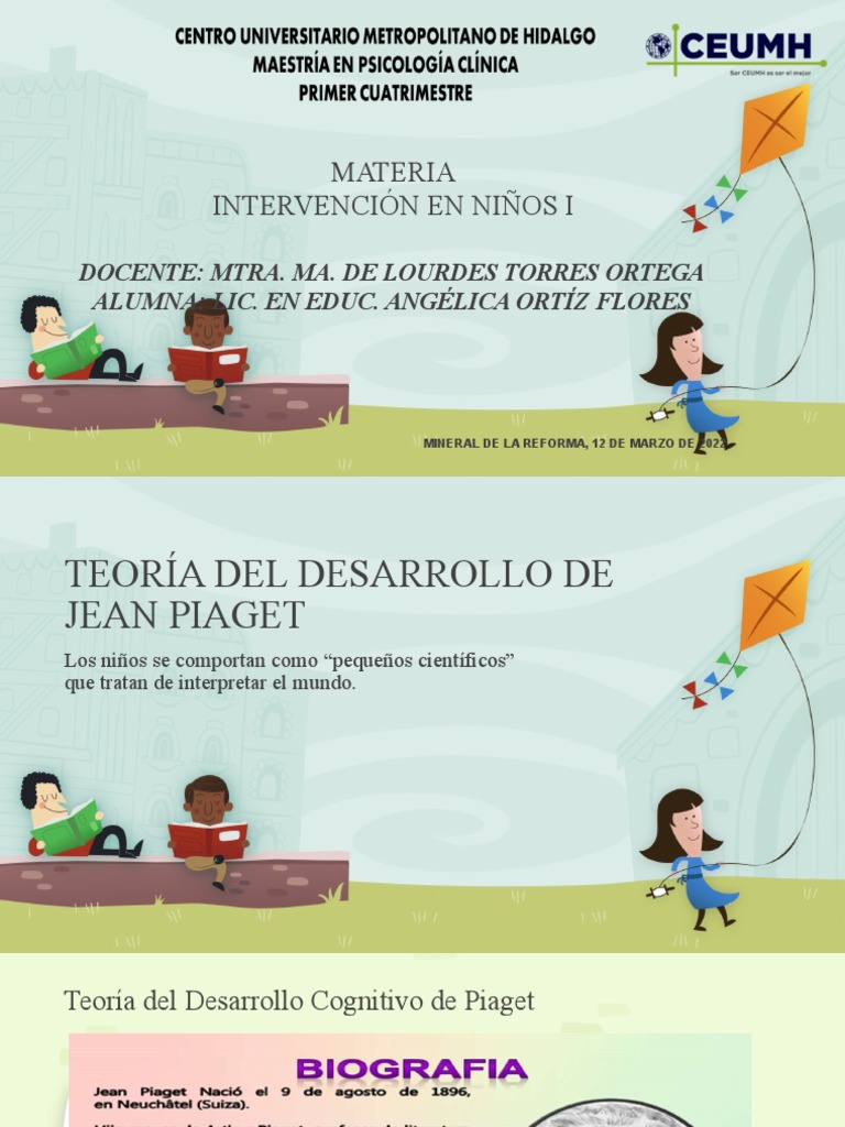Teoría Del Desarrollo de Jean Piaget | PDF | Pensamiento | Desarrollo cognitivo