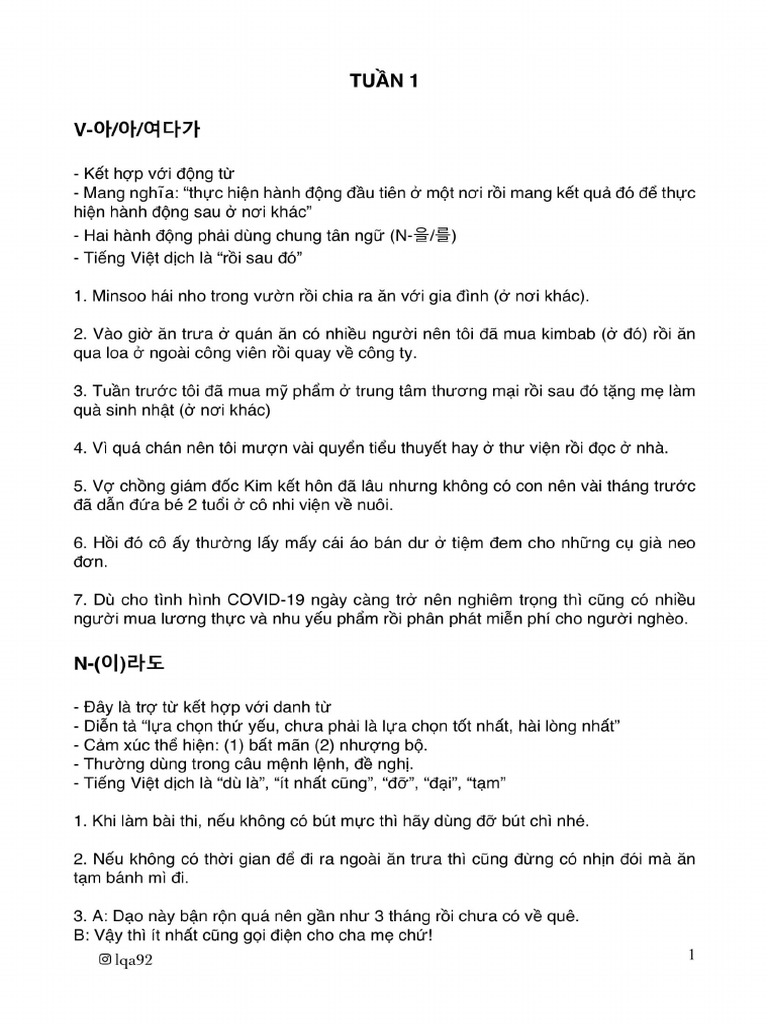 CheÌ P Baì I NguÌ Ì Phaì P YONSEI 3-2 (LuÌ Oì NG QuoÌ Ì C An) | PDF