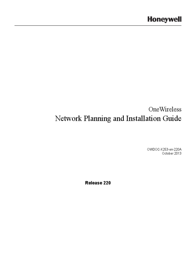 Onewireless - Network Planning and Installation Guide | PDF | Computer ...
