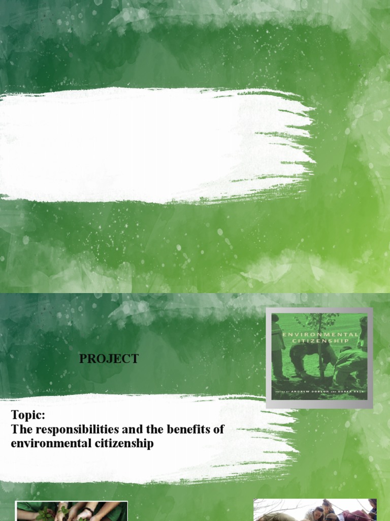 Environmental Citizenship Explained | PDF | Sustainability ...