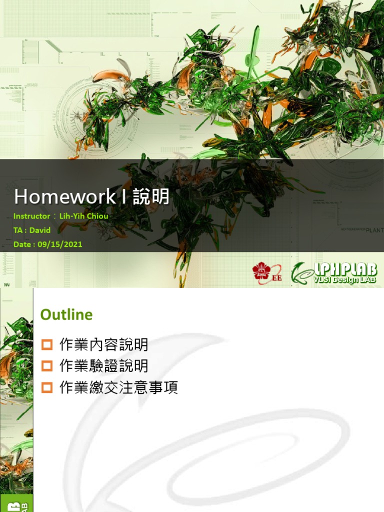 VSD 2021 HW1 Explanation Ver1.2 | PDF | Input/Output | Central Processing Unit