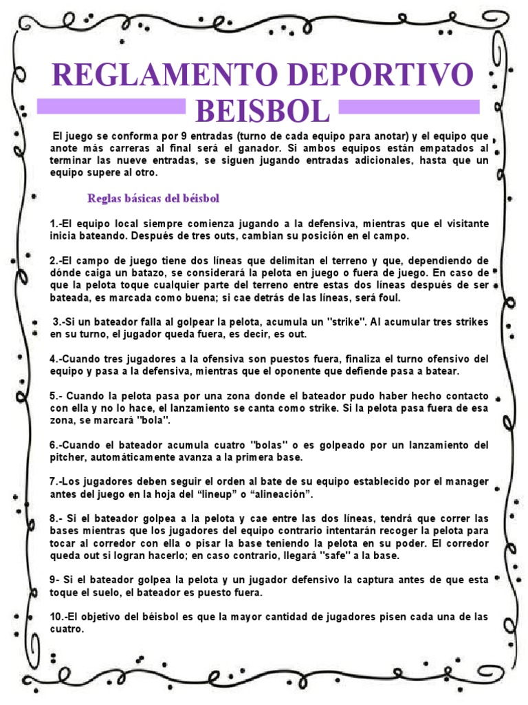 Copia de Reglamento Deportivo | PDF | Carrera | Ocio