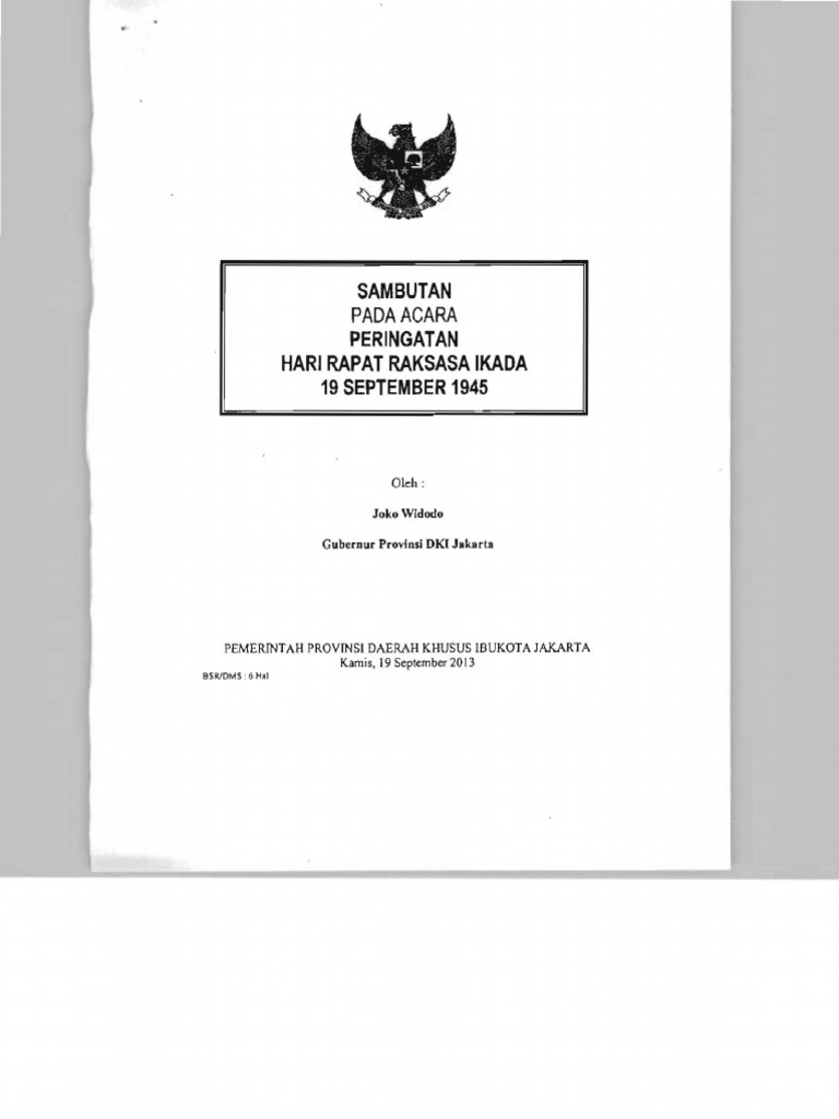 Peringatan Rapat Raksasa Ikada 1945 | PDF