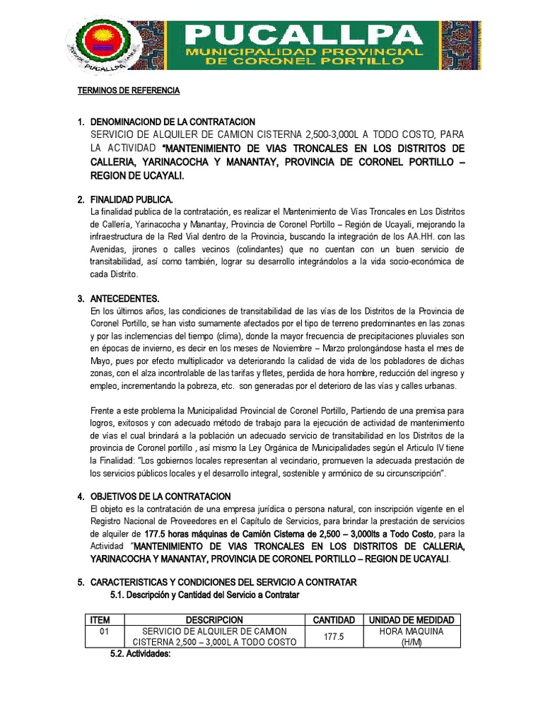 Tdr-Camion Cisterna | PDF