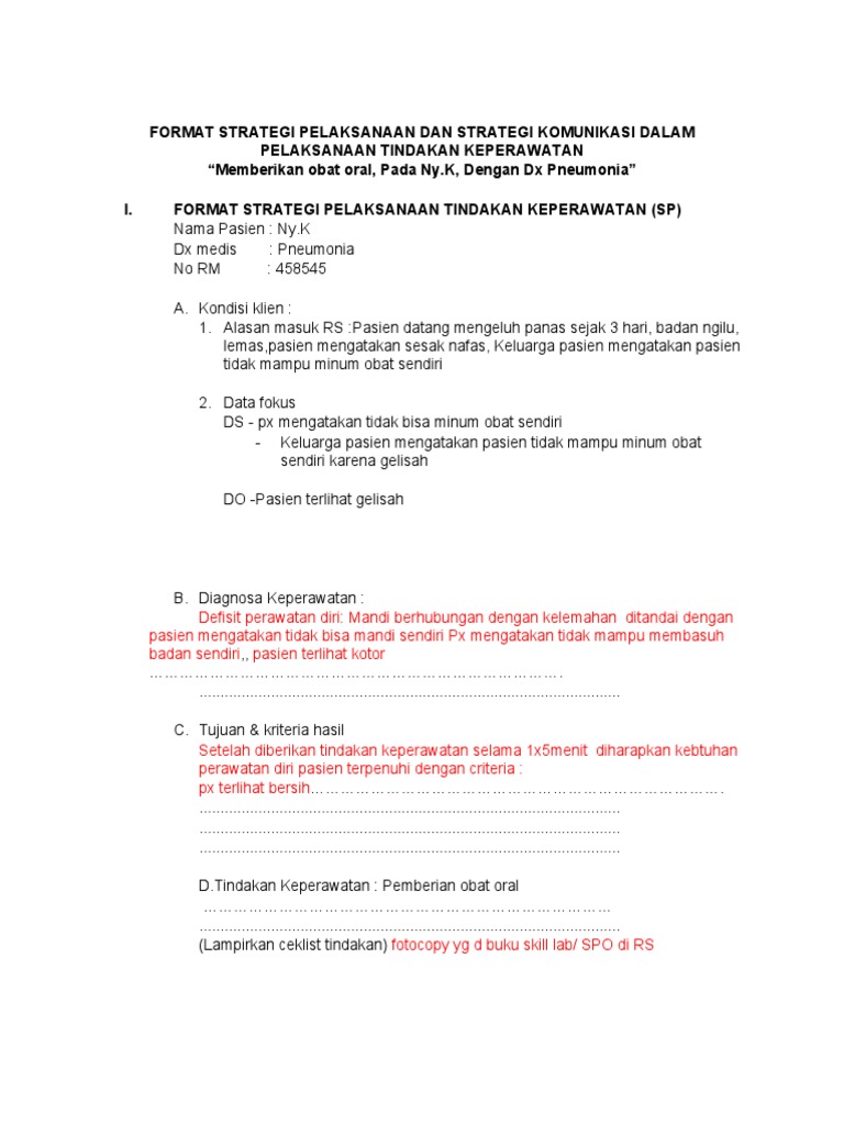 Contoh Format SPSK 2021 | PDF