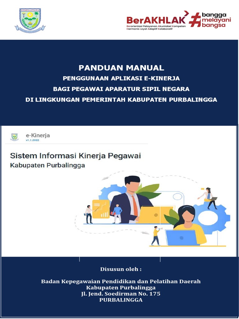 Panduan Manual Penggunaan Aplikasi E-Kinerja | PDF