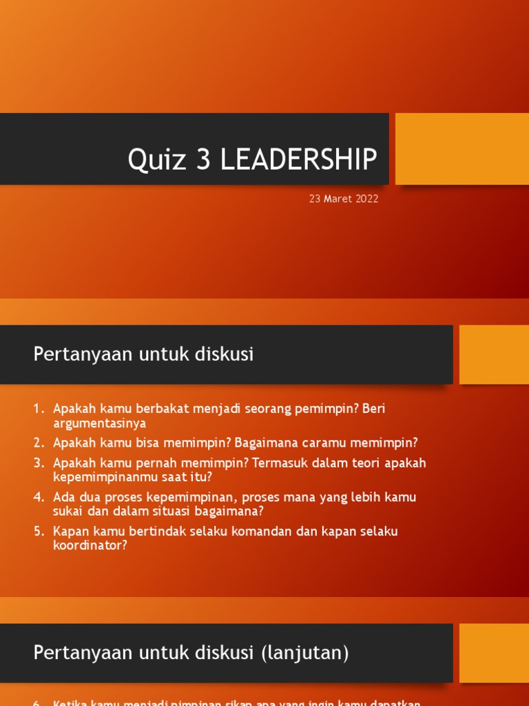Reflecting on Leadership Qualities and Styles | PDF