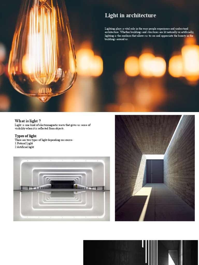Presentation 1 | Download Free PDF | Light | Lighting