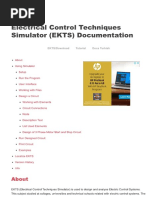 EKTS: Electric Control Simulator Guide | PDF | Button (Computing ...