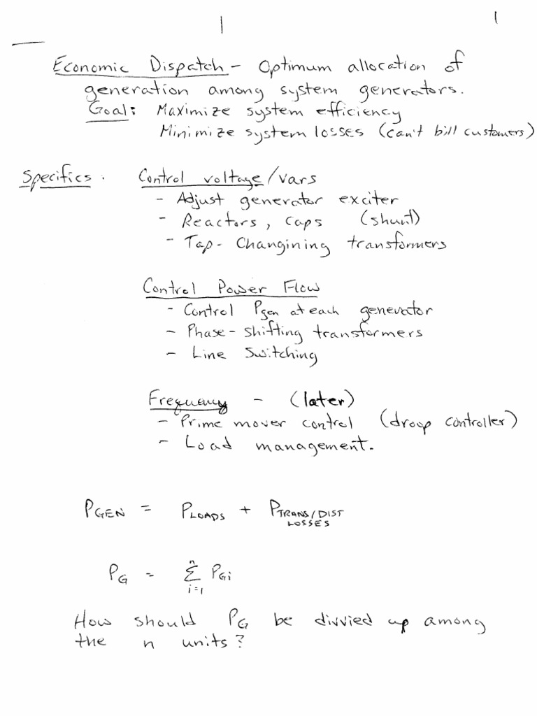 Economic Load Dispatch Pdf