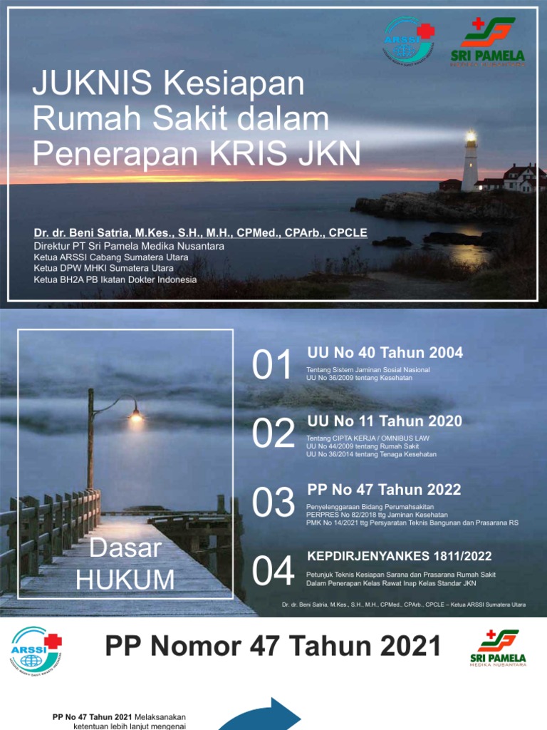 Juknis Kesiapan RS Menghadapi KRIS JKN 1181 - 2022 | PDF