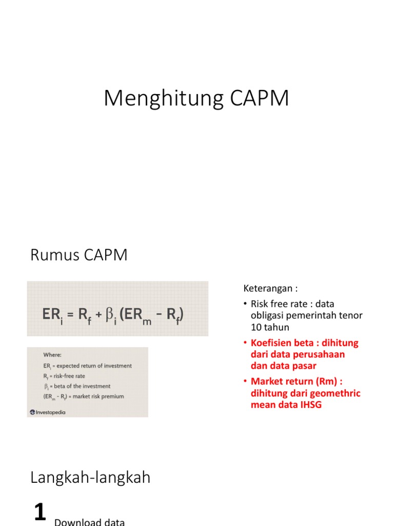 Menghitung CAPM - Alifaldo D D | PDF | Komputer