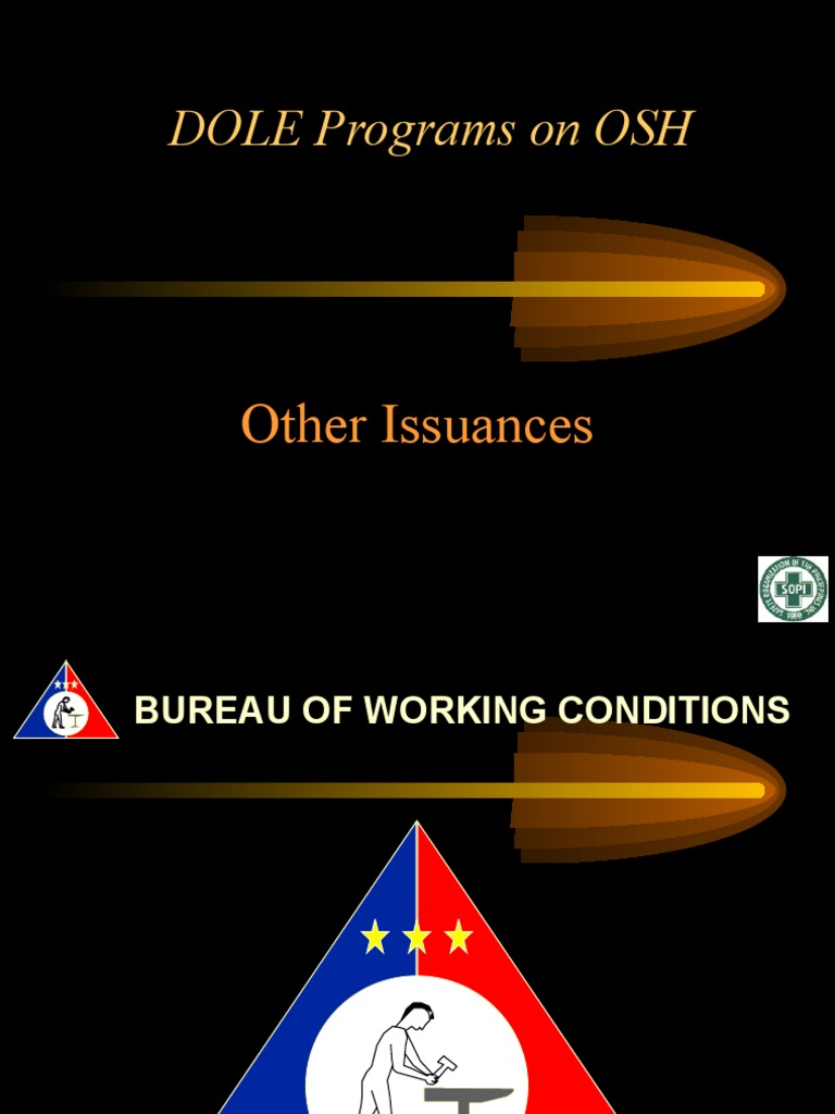 Dole Osh Program | PDF | Occupational Safety And Health | Labor Relations