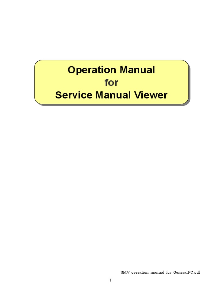 SMV Operation Manual For GeneralPC | PDF | Computer Keyboard | Button (Computing)