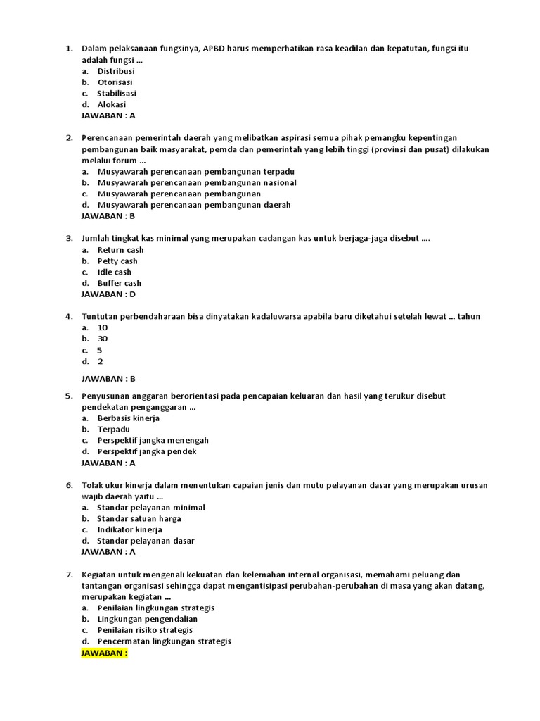 Kumpulan Soal MPD Ii 30 | PDF