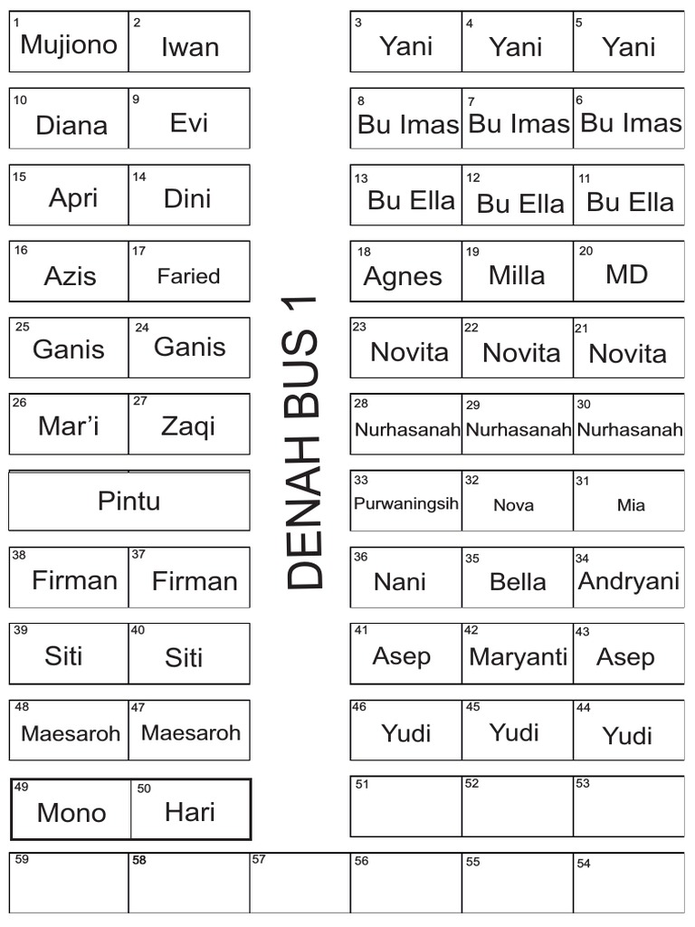 Denah Bus12 | PDF