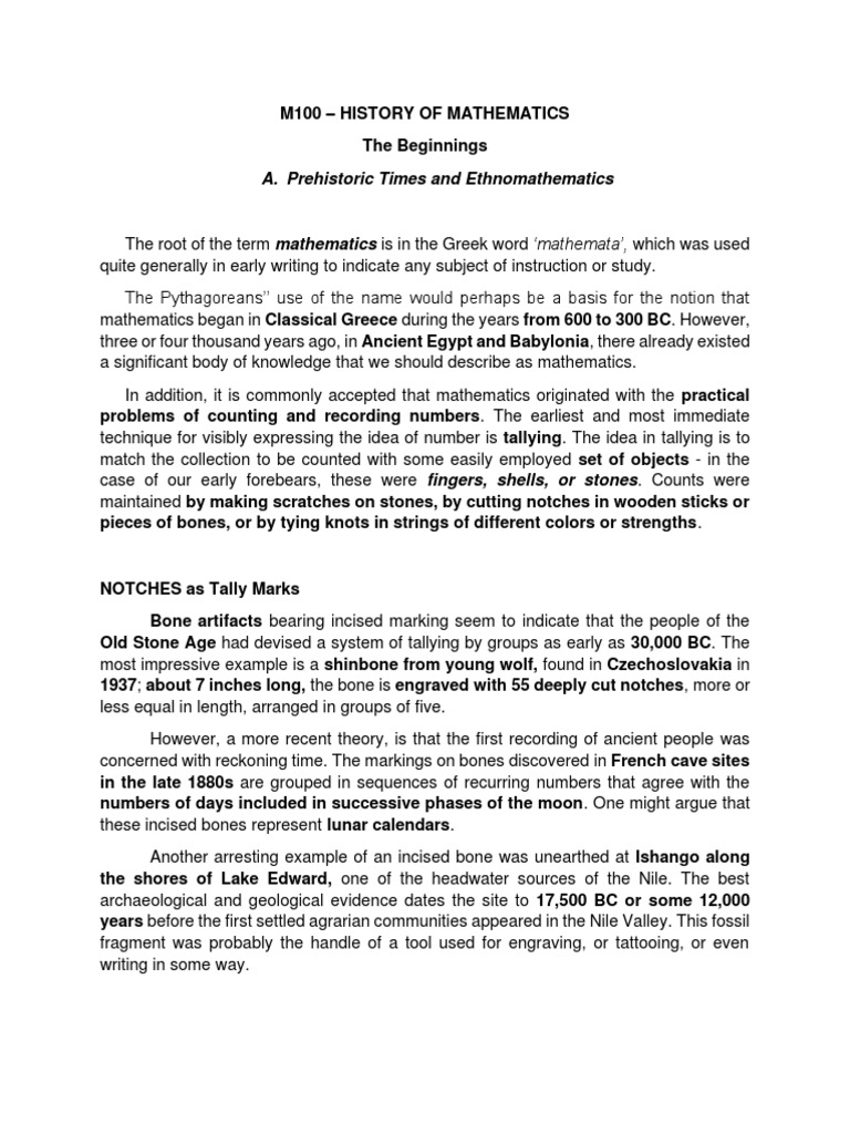 Prehistoric Ethnomathematics Overview | PDF | Maya Civilization
