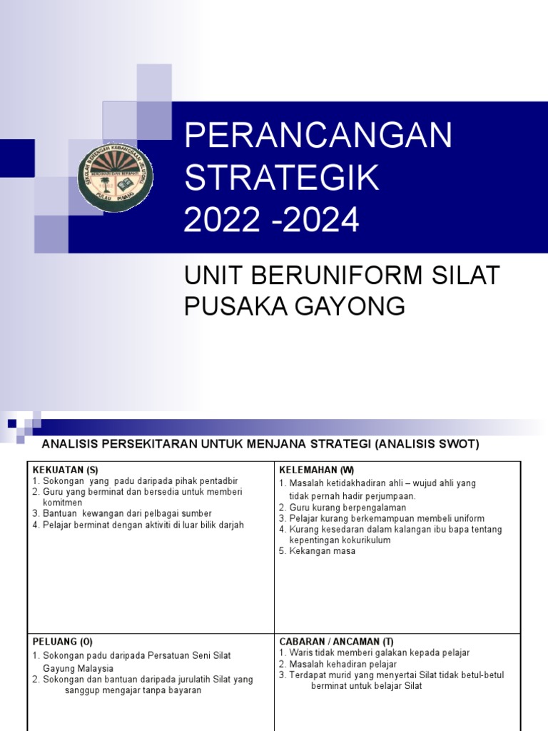 8.Perancangan Strategik 2022-2024 | PDF