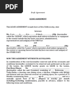 Sample Rental Agreement in Bangalore | PDF | Leasehold Estate | Lease