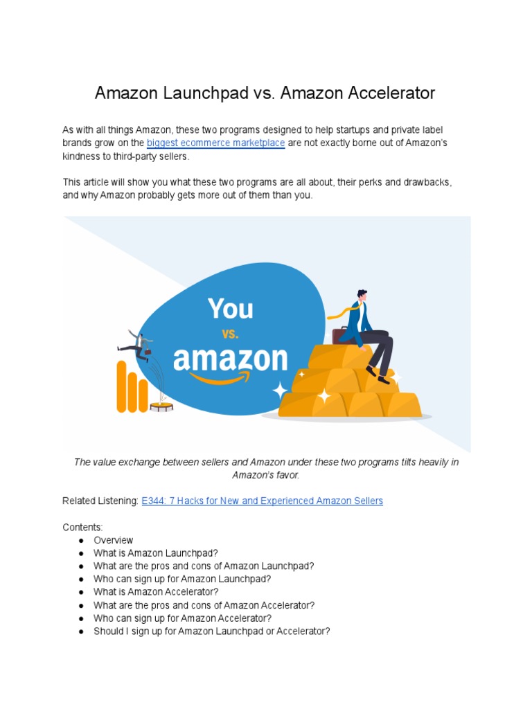 Launchpad vs. Accelerator | PDF | Brand | Sales