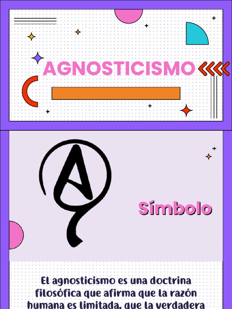 Tipos y Definición del Agnosticismo | PDF | Agnosticismo | Ateísmo