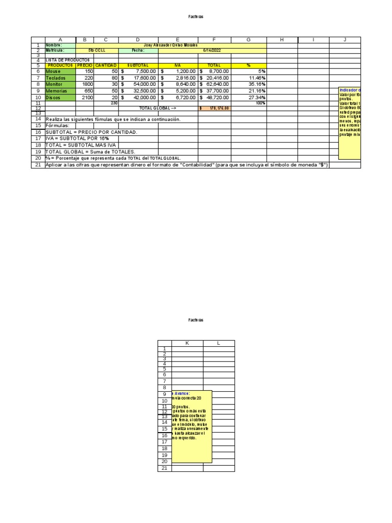 Ejercicios Excel-1 | PDF | Economias | Dinero