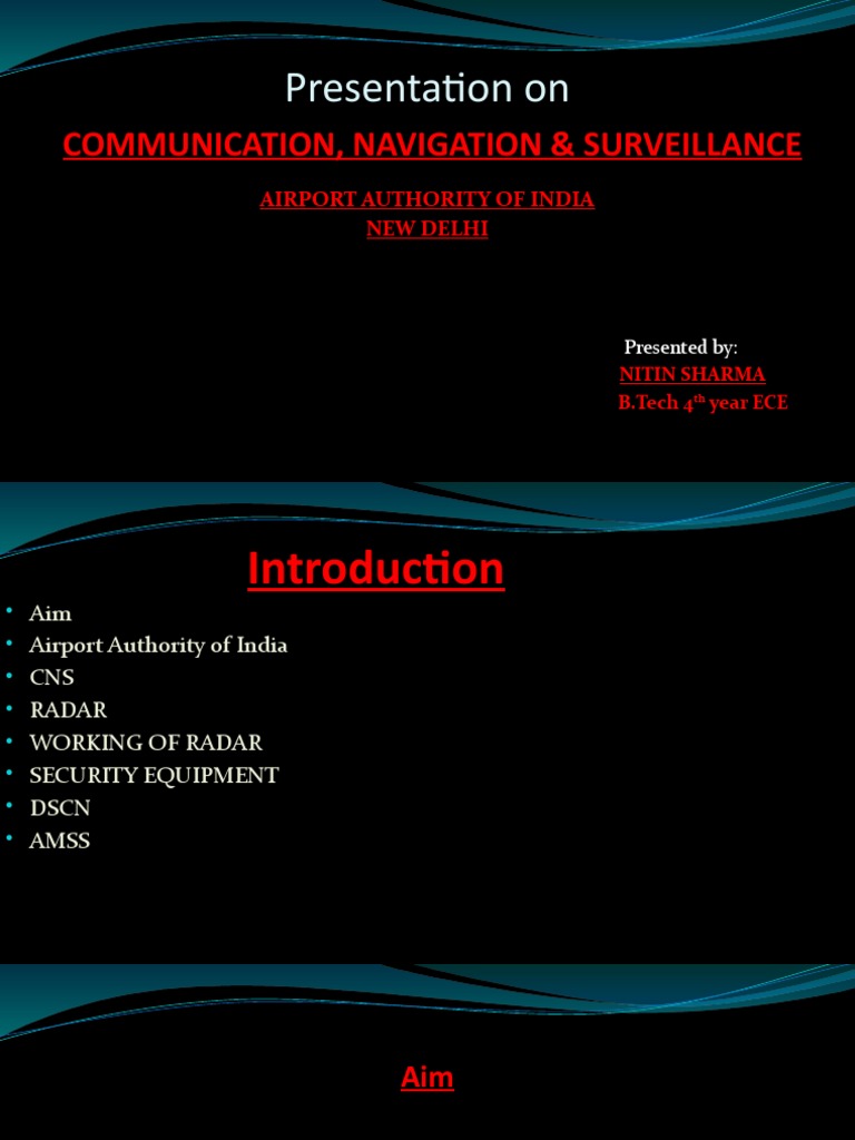 Presentation On: Communication, Navigation & Surveillance | PDF ...