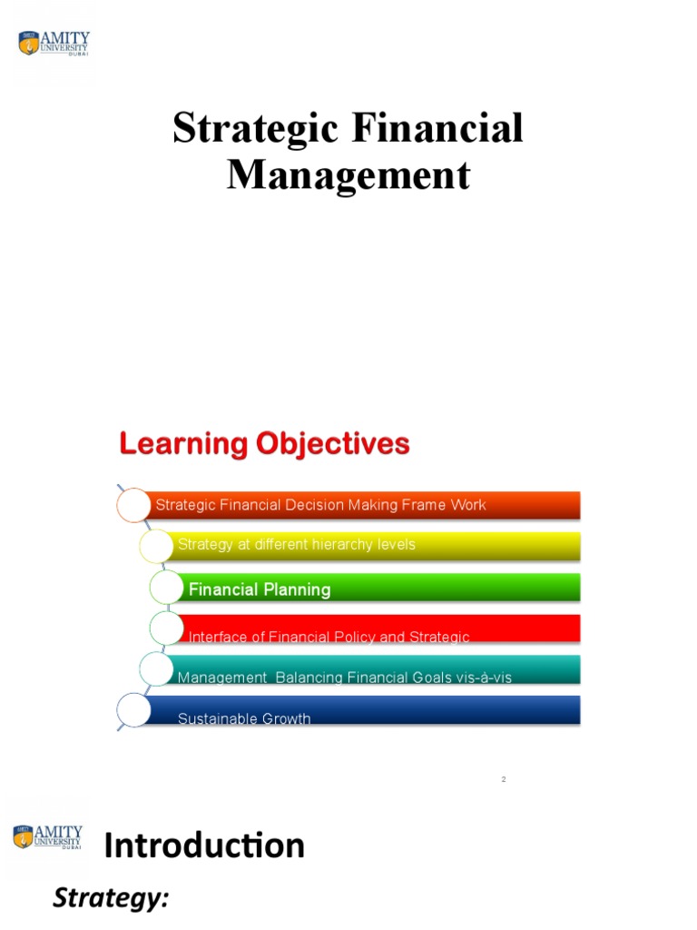 Module 1 - Strategic Financial Management | PDF | Capital Budgeting | Risk