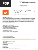 Basic Fire Fighting Training | PDF | Fires | Firefighting