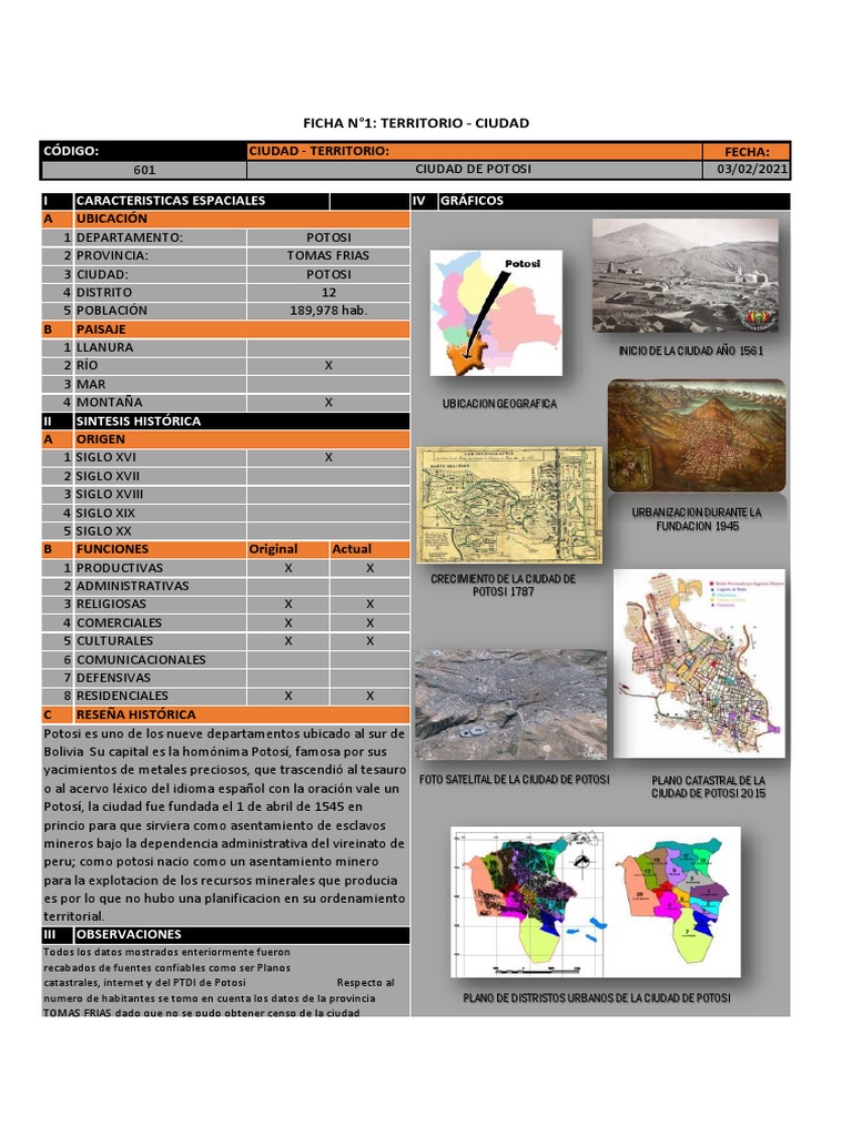 Ficha N°1: Territorio - Ciudad | PDF | Materiales | Diseño arquitectonico