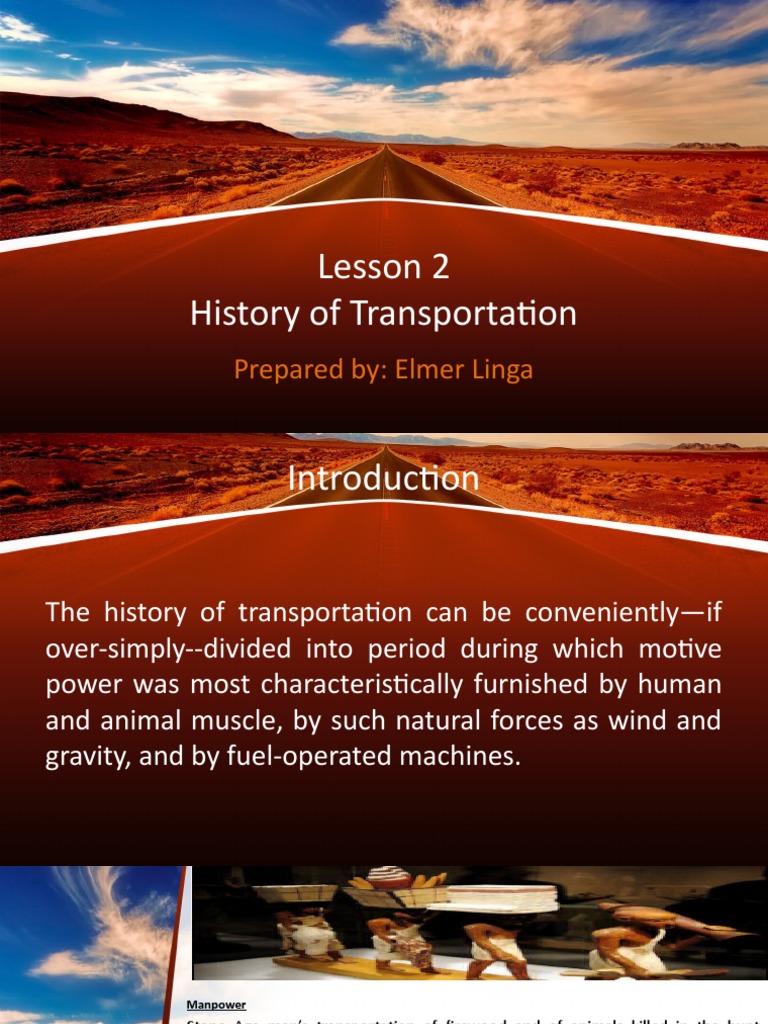 Cdi4 Lesson 2 New | PDF | Rail Transport | Ships