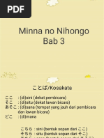 Rangkuman Minna No Nihongo 1 | PDF