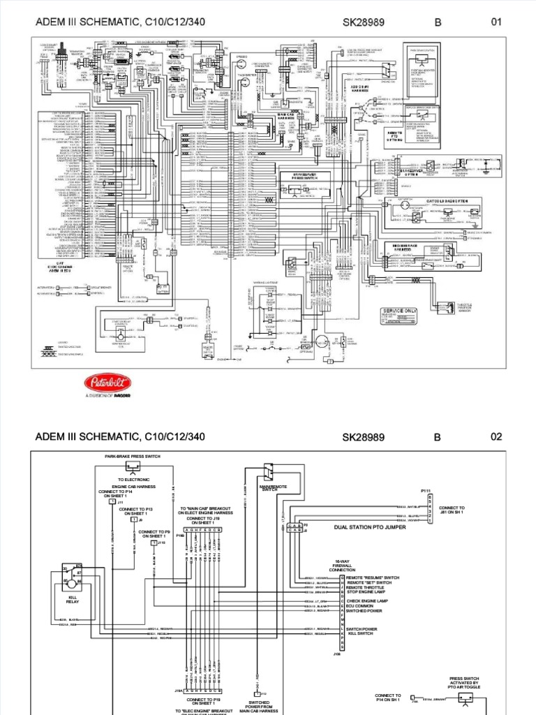 ADEM III Wiring Diagrams Overview | PDF | Vehicles | Internal ...