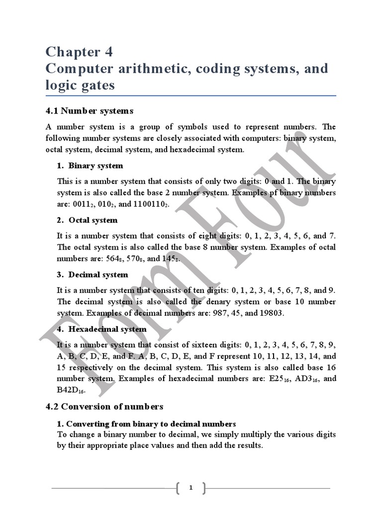 Chapter 4 | PDF | Logic Gate | Binary Coded Decimal